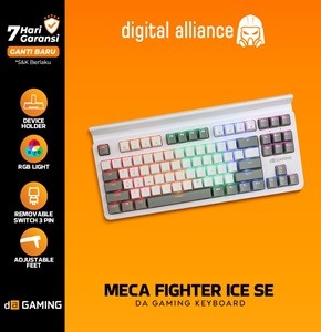 Keyboard Gaming Digital Alliance TKL SE Mechanical Meca Fighter Ice ...